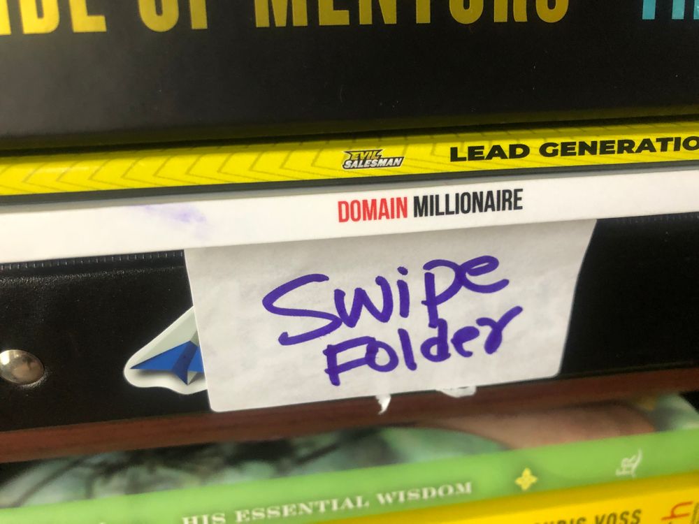 What is a Swipe File? | Swipe Folder > Swipe File Archive